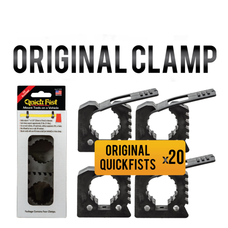 Original Quick Fist® Clamp x 20 for Secure Tool Mounting