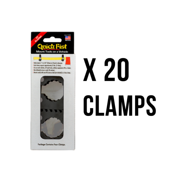 Original Quick Fist® Clamp x 20 for Secure Tool Mounting